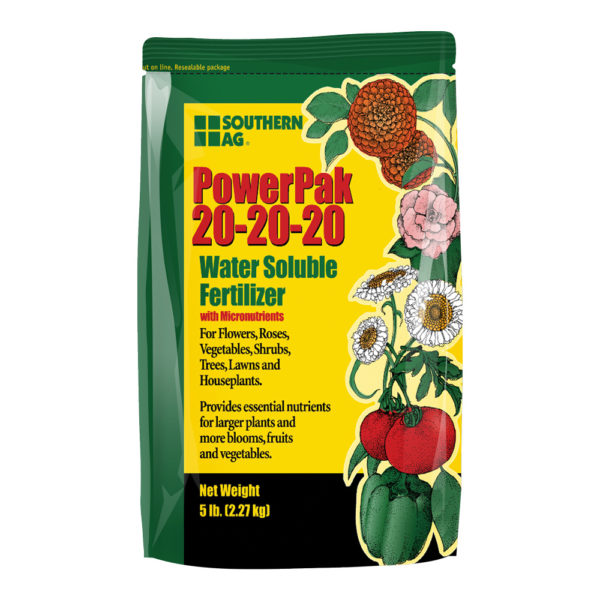 Powerpak Water Soluble Fertilizer 20-20-20 - Southern Agricultural ...