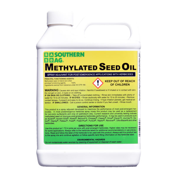 Methylated Seed Soil Adjuvant - Southern Agricultural Insecticides, Inc.